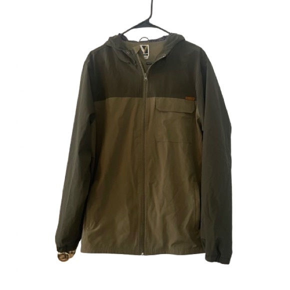 voyager | Jackets & Coats | Voyager Mens Green Color Block Water ...